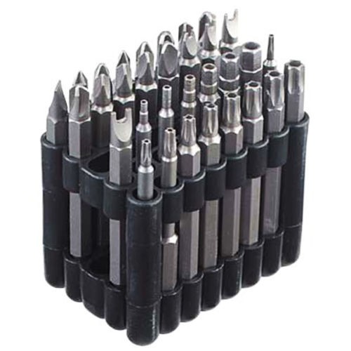 32pc Security POWER Long Bit Set 75mm Phillips Pozi Torx Star Hex ...