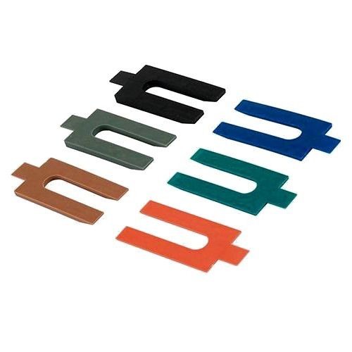 ASSORTED PLASTIC PACKERS 100PK 1 - 6 MM GLAZING FRAME FIXING DRY LINING ...