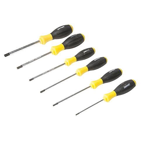 BRAND NEW TURBO TWIST SCREWDRIVER TRX SET 6PCE HAND TOOLS SOFT GRIP P82 ...