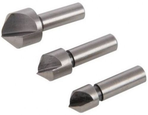 HSS Countersink 3 PC Bit Set For Steel Snd Hard Metals 10mm, 12mm 16mm ...