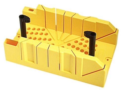 Stanley Clamping Mitre Box cam lock clamping feature 90° and 45° slots ...
