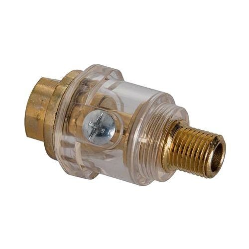 BRAND NEW MINI IN-LINE OILER AIR TOOL 1/4" BSP 55 MM BRASS MALE FEMALE ...