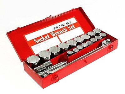 NEW Professional 3/4" Drive Metric Socket Set 3/4" Drive Metric 21pce ...